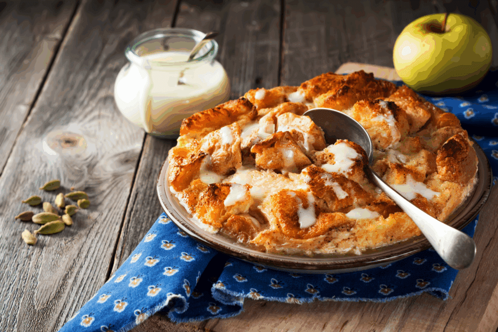 White Chocolate and Cardamom Bread Pudding - Brand Points Plus Canada