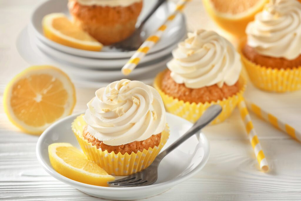 Baby Cakes with Lemon Buttercream Icing - Brand Points Plus Canada